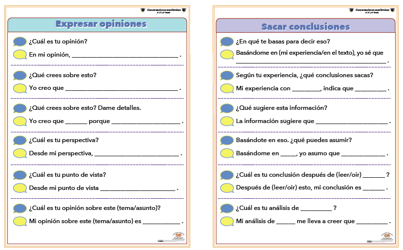 CLASSROOM CONVERSATIONS PROTOCOL (GRADES 4-5-6)